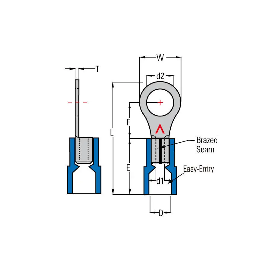 Nylon-Insulated (Easy Entry) Ring Terminals-Ring Terminals-Airic